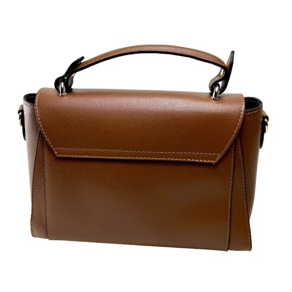 Ivan Troy | Bags | Alya Luxury Wrist Brown Leather Shoulder Bag | Poshmark